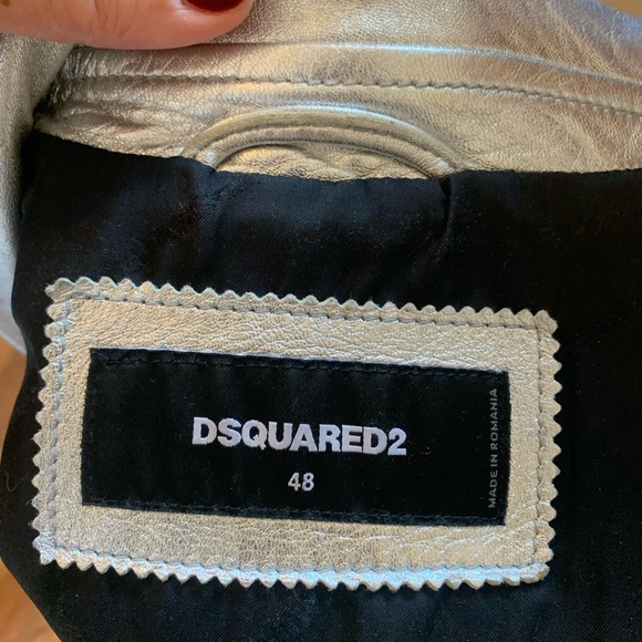 DSQUARED | Jackets & Coats | Dsquared Leather Moto Jacket | Poshmark